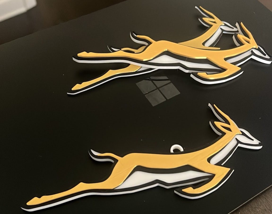 Springbok ornament by Adam Tice | Download free STL model | Printables.com