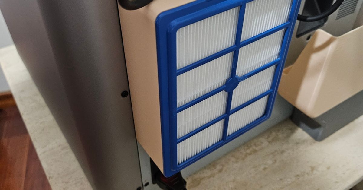 Bambulab X1 Carbon Hepa Filter with Carbon Filter Remix MAK77 by Serkan ...