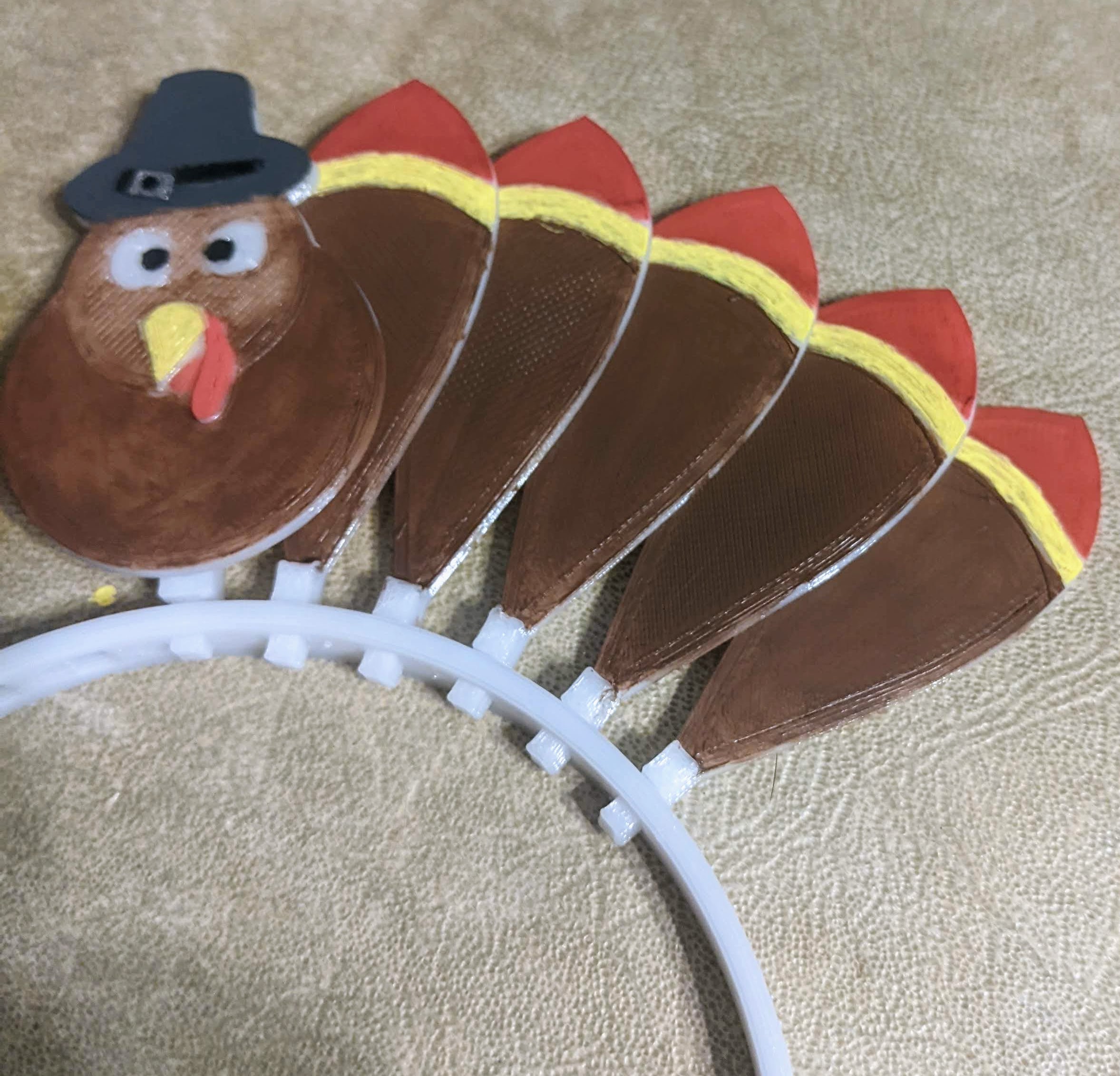 Thanksgiving Turkey Headband (Doll-sized) by Mark Hall | Download free ...