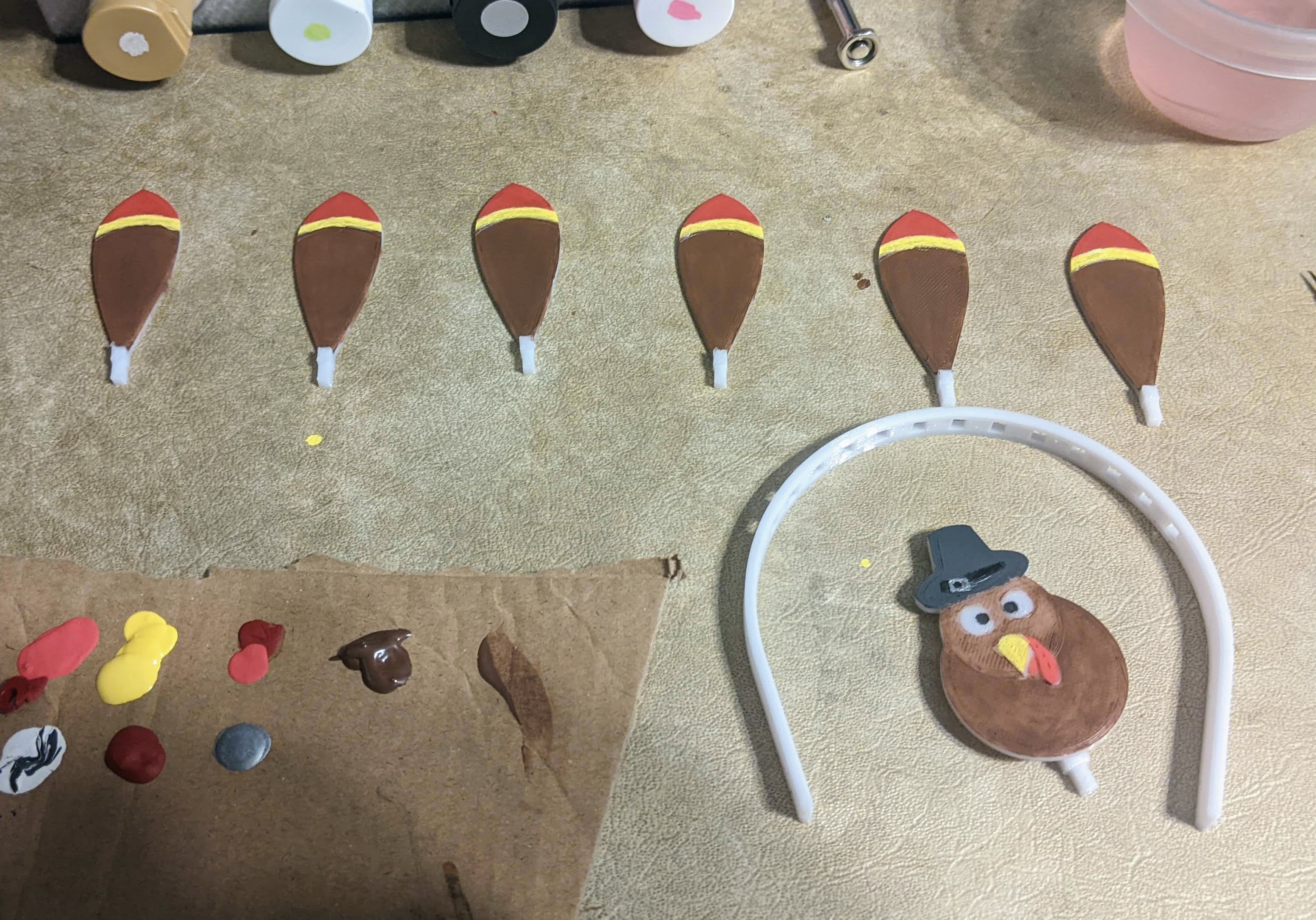 Thanksgiving Turkey Headband (Doll-sized) by Mark Hall | Download free ...