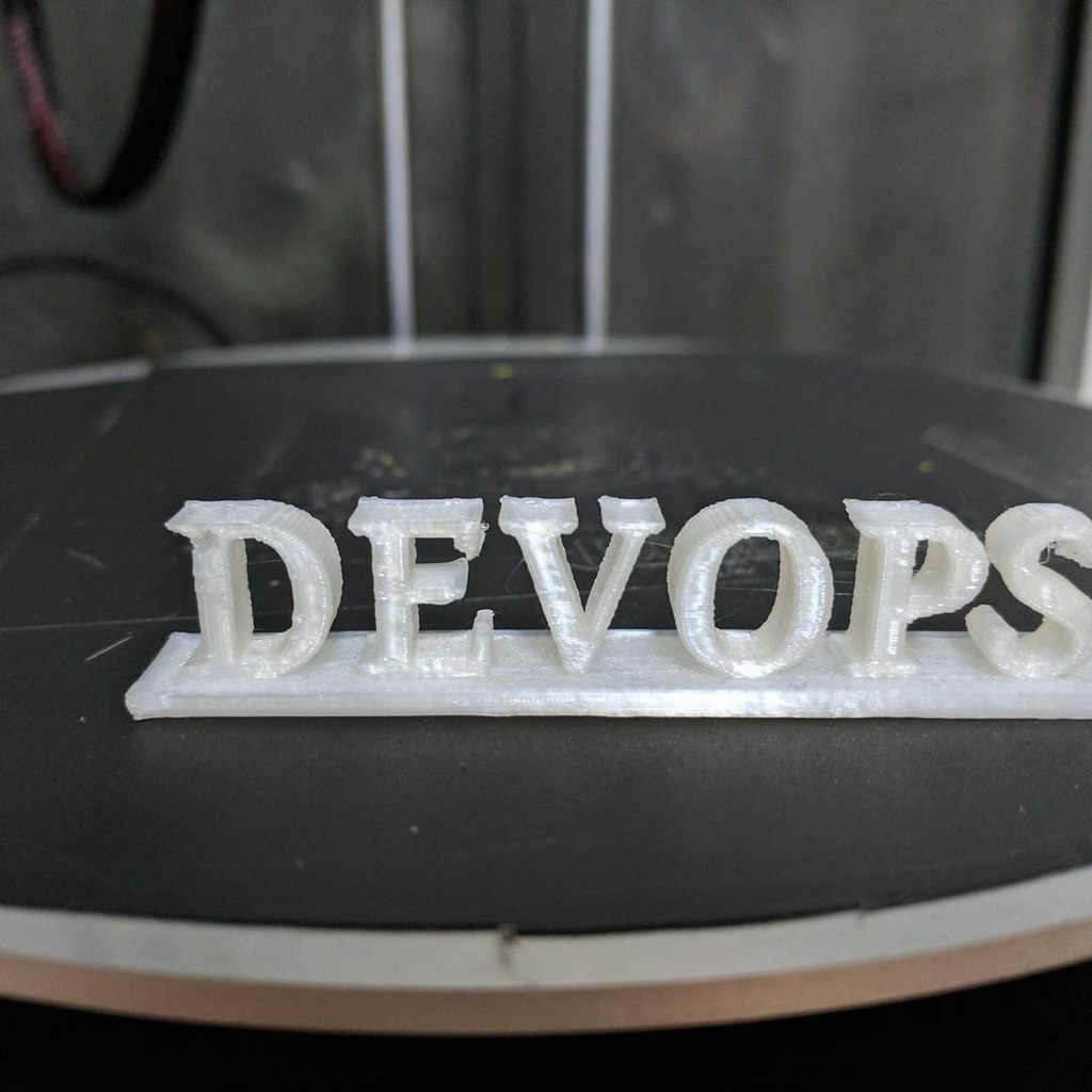 devops plate by idona | Download free STL model | Printables.com