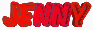 Name Tag For Jenny by Viridian | Download free STL model | Printables.com