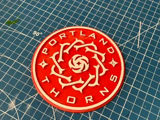 Portland Thorns Logo by Owen Robertson | Download free STL model ...