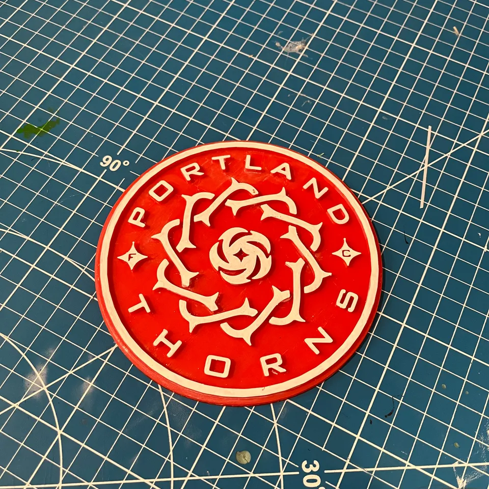 Portland Thorns Logo by Owen Robertson | Download free STL model ...