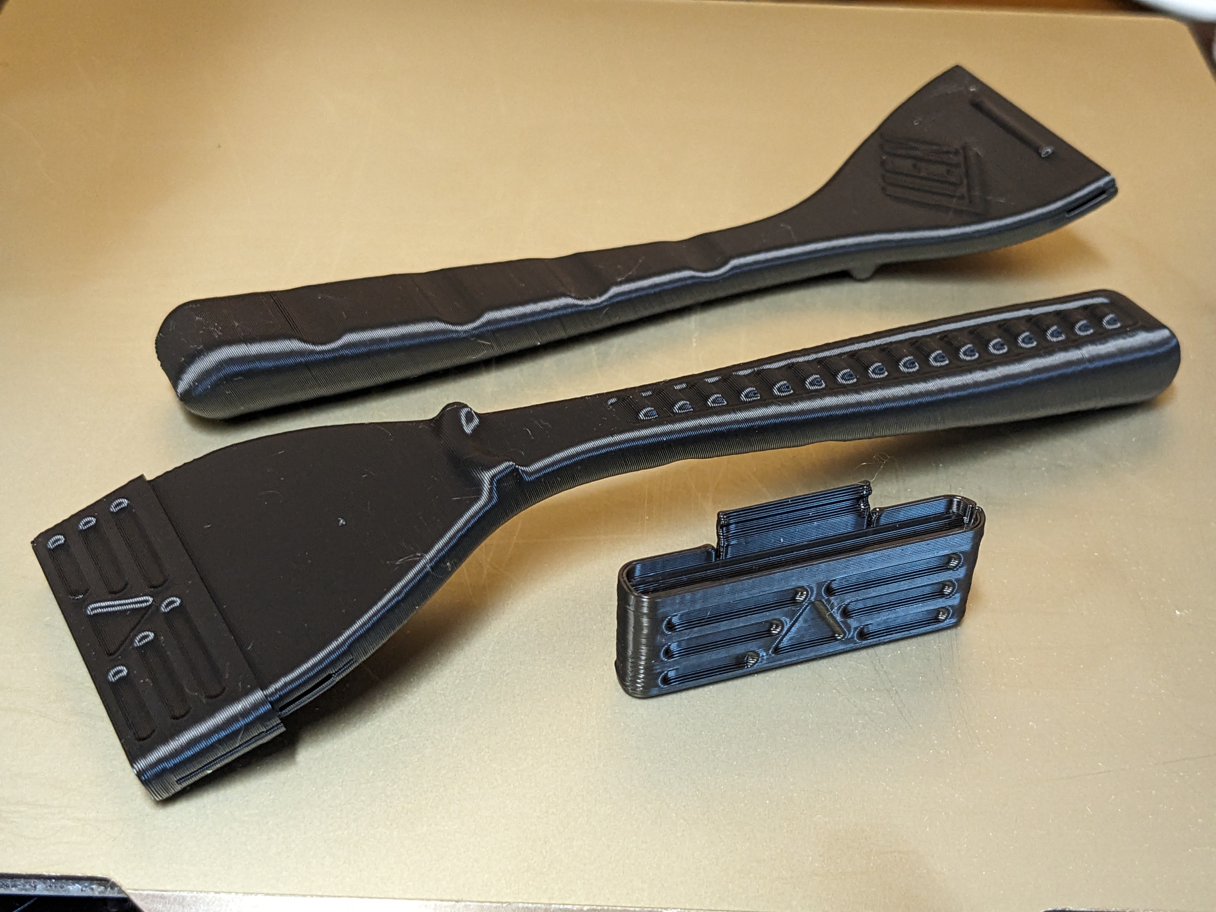 Single Edge Razor Blade Scraper Handle with Cap/Cover by Eclsnowman ...