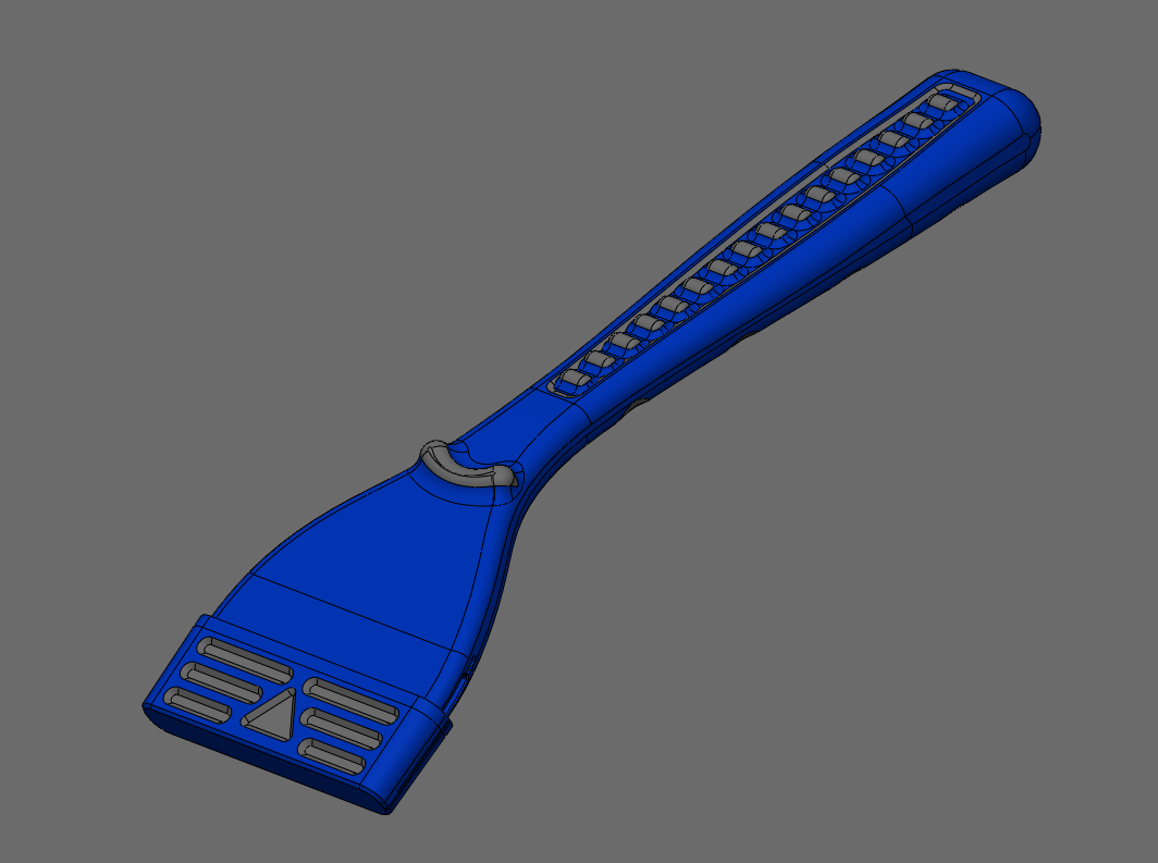 Single Edge Razor Blade Scraper Handle with Cap/Cover by Eclsnowman ...