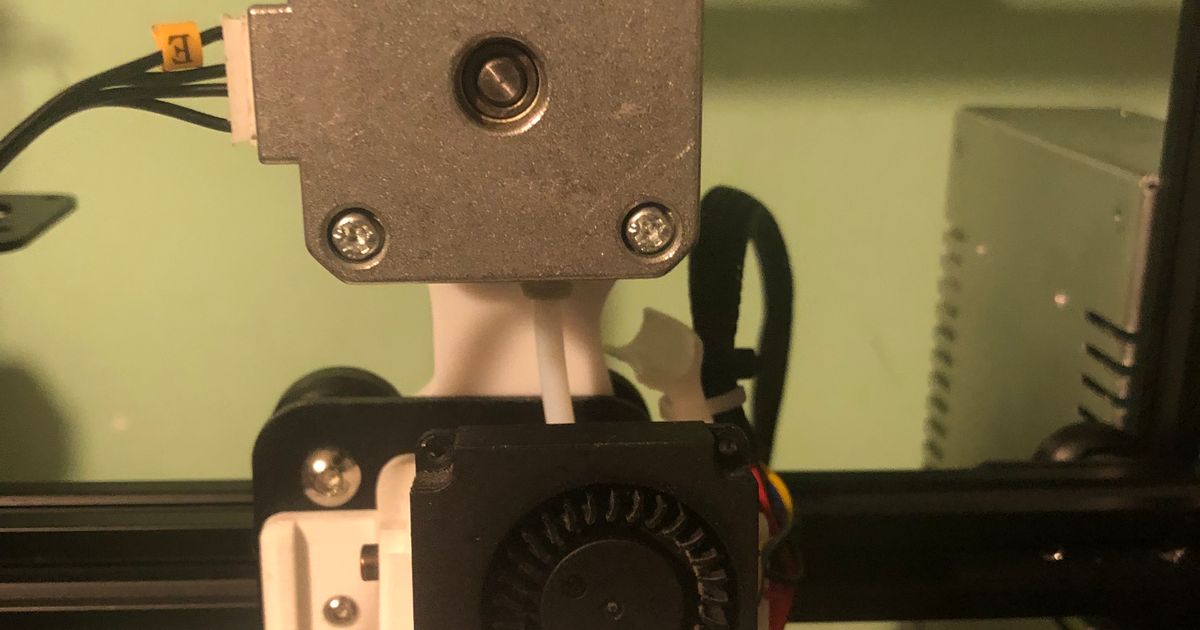 Direct Drive extruder adapter for Ender 3 by Leokaldzik | Download free ...