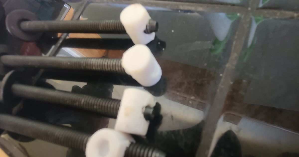 Parametric Cross Dowell Barrel Nut for furniture by Rusty Phillips | Download free STL model ...