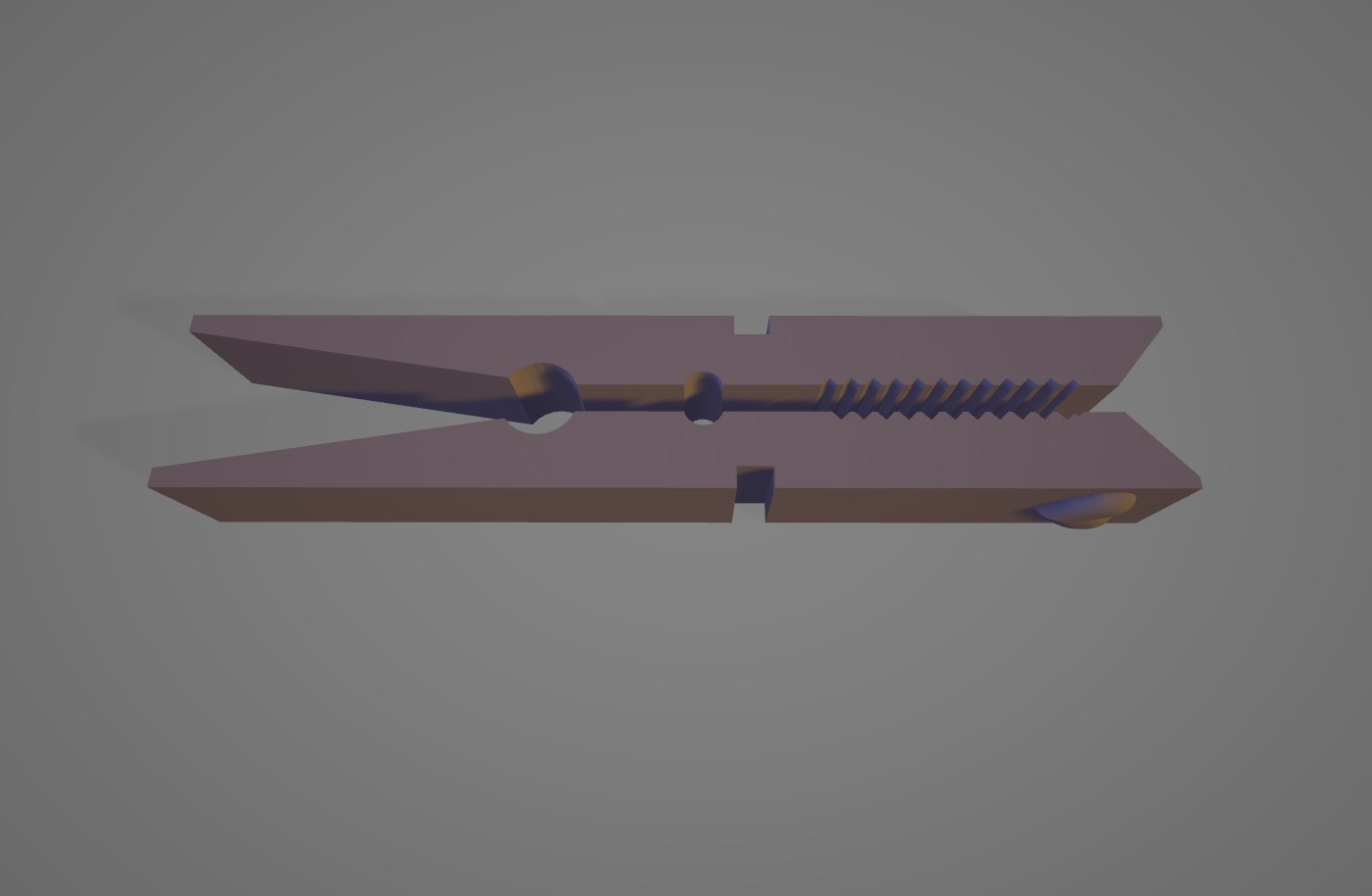 Spiked Clothespin by ScroffyToffee | Download free STL model ...