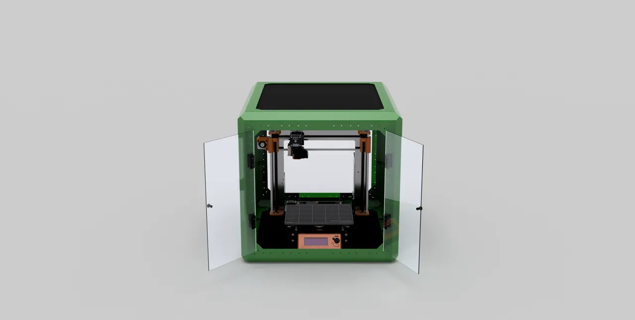 3d printed Prusa enclosure by Raf3D | Download free STL model ...