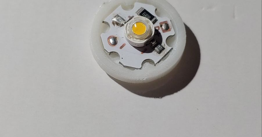 LED Holder for Minimalistic 18650 Battery Holder by Cowbite | Download ...