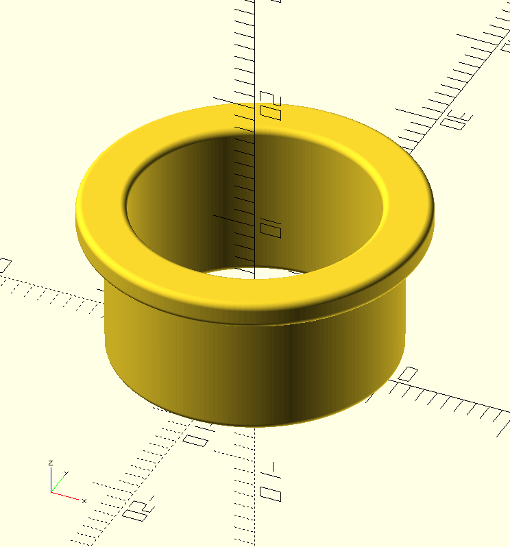 Parametric Conduit Bushing by quirxi | Download free STL model | Printables.com
