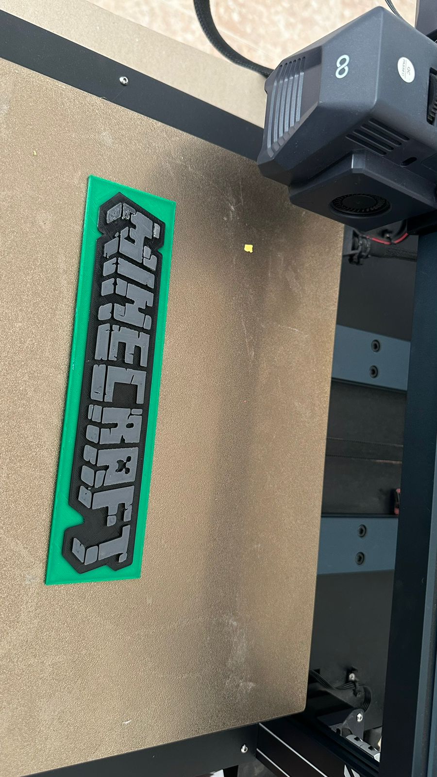 Minecraft Logo Plate by Abed Shehadeh | Download free STL model ...