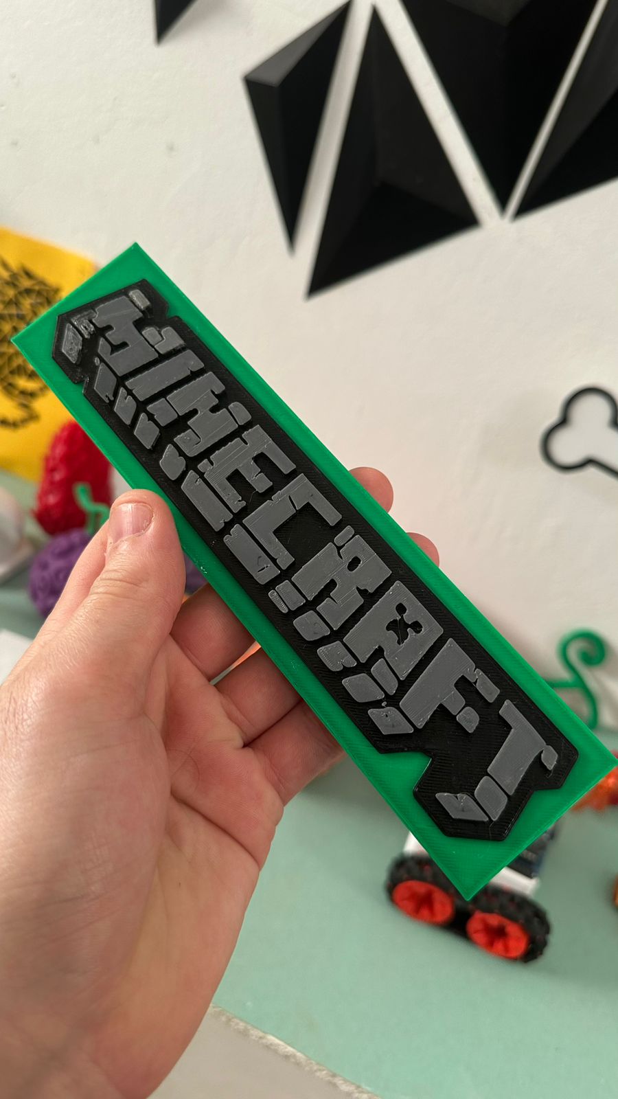 Minecraft Logo Plate by Abed Shehadeh | Download free STL model ...