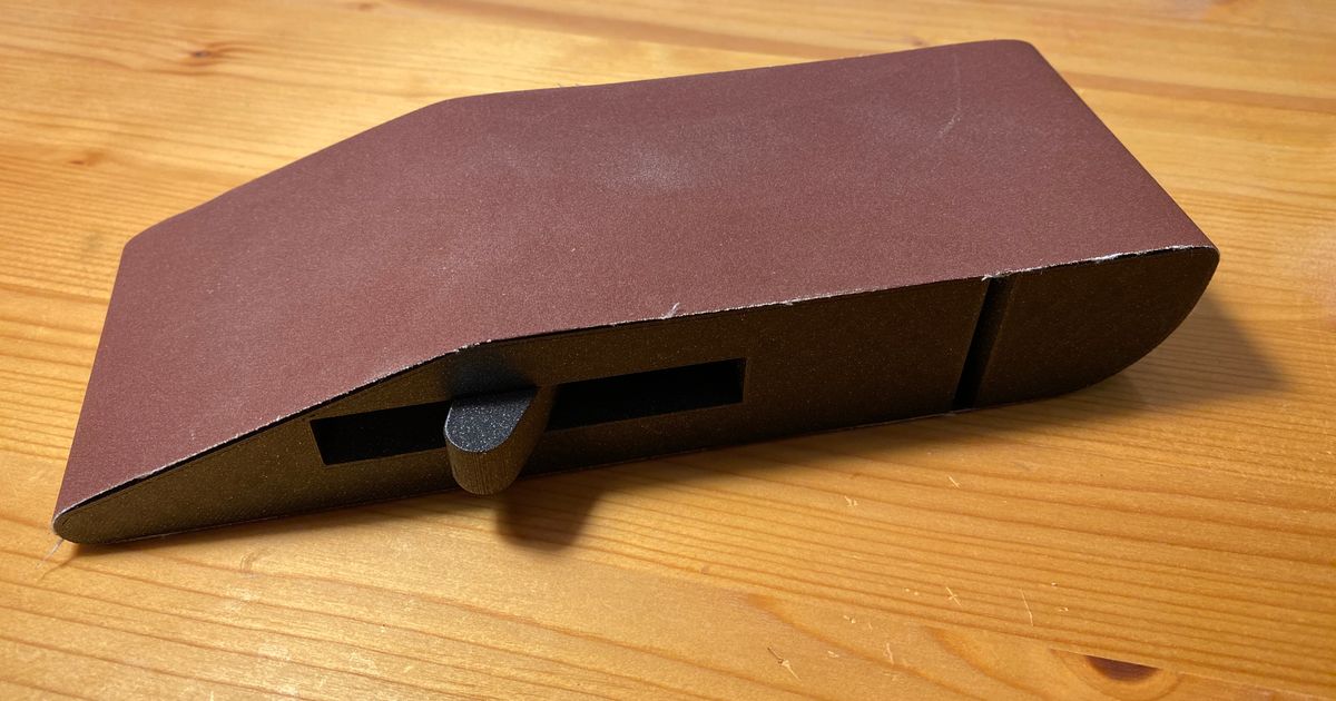 Sanding Belt Block (457x75) by dargul | Download free STL model ...
