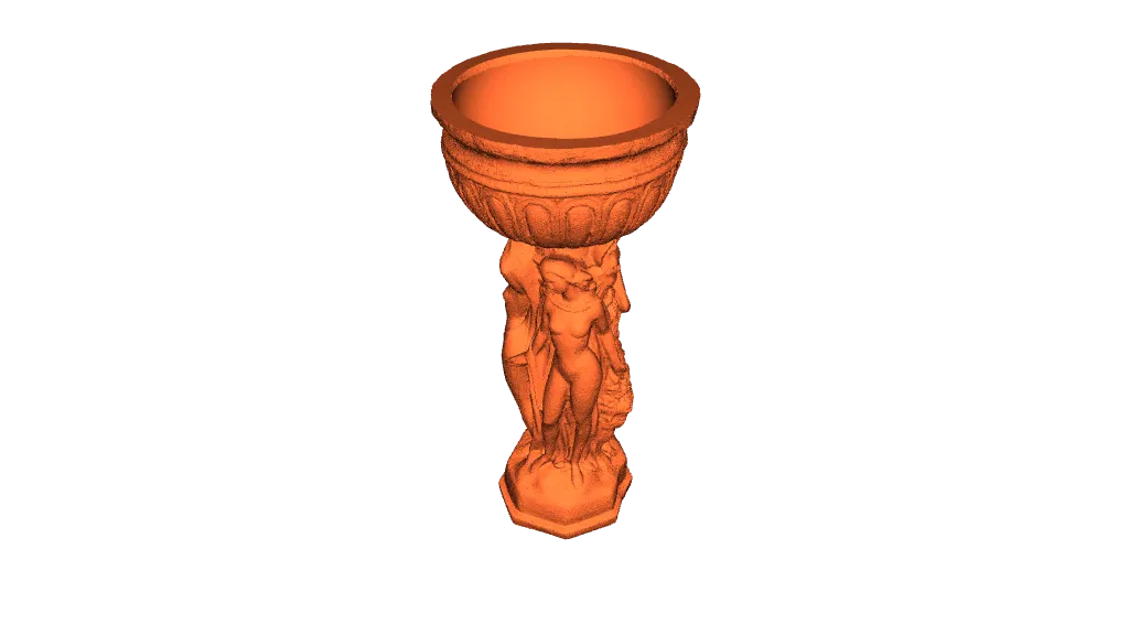 Three Muses Goblet / Vase by Peter Farell | Download free STL model ...