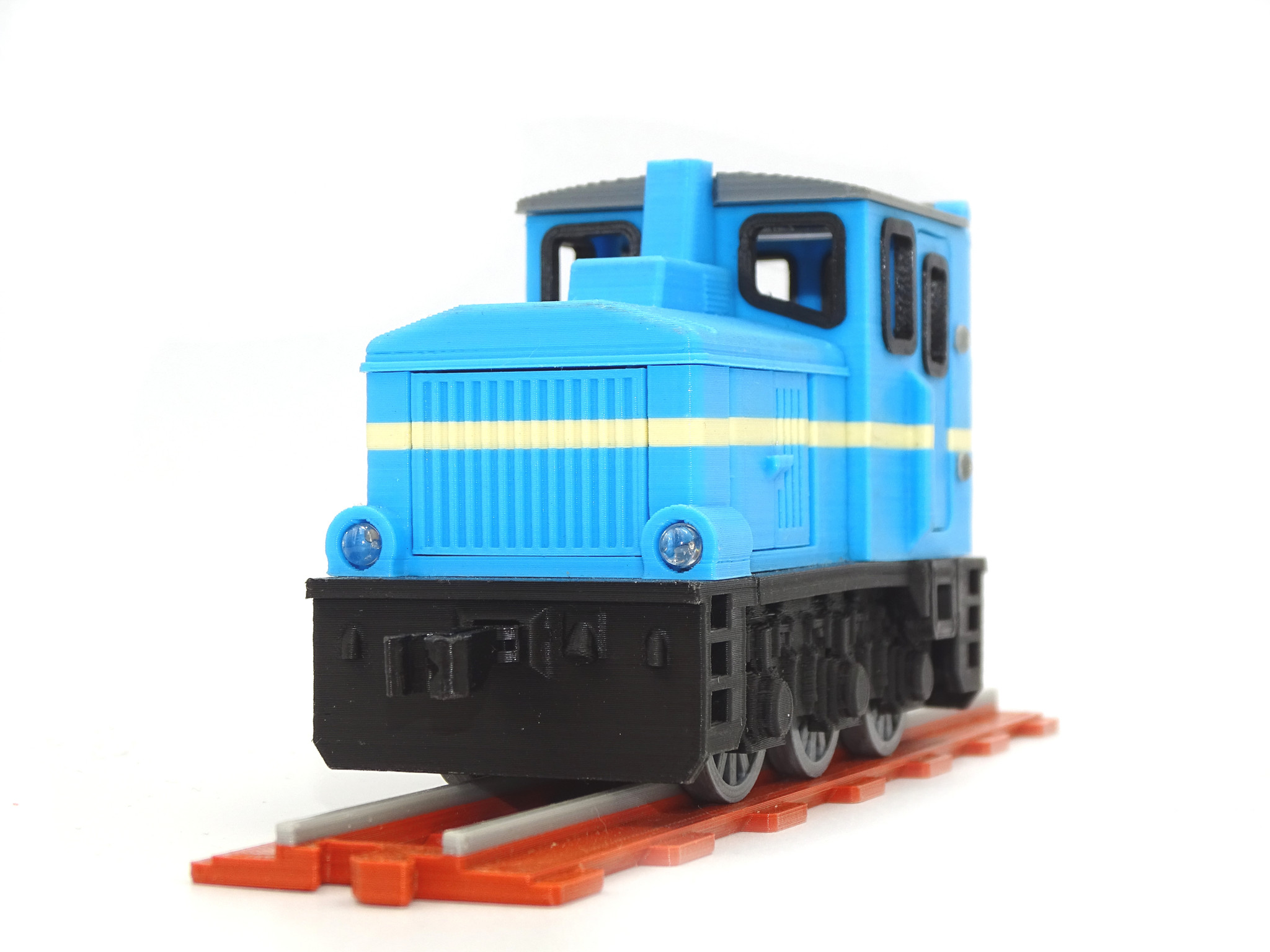 Small diesel locomotive with working brakes by Printed-Toys.com ...