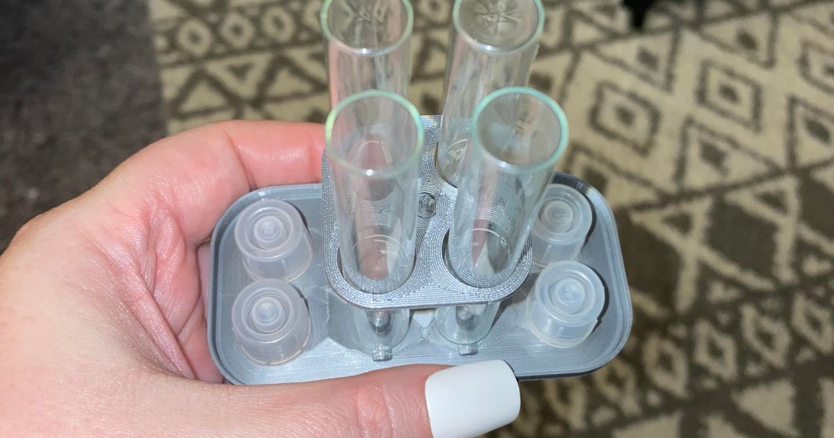 API Test Tube Holder/Drying Station by Stage_59 | Download free STL ...