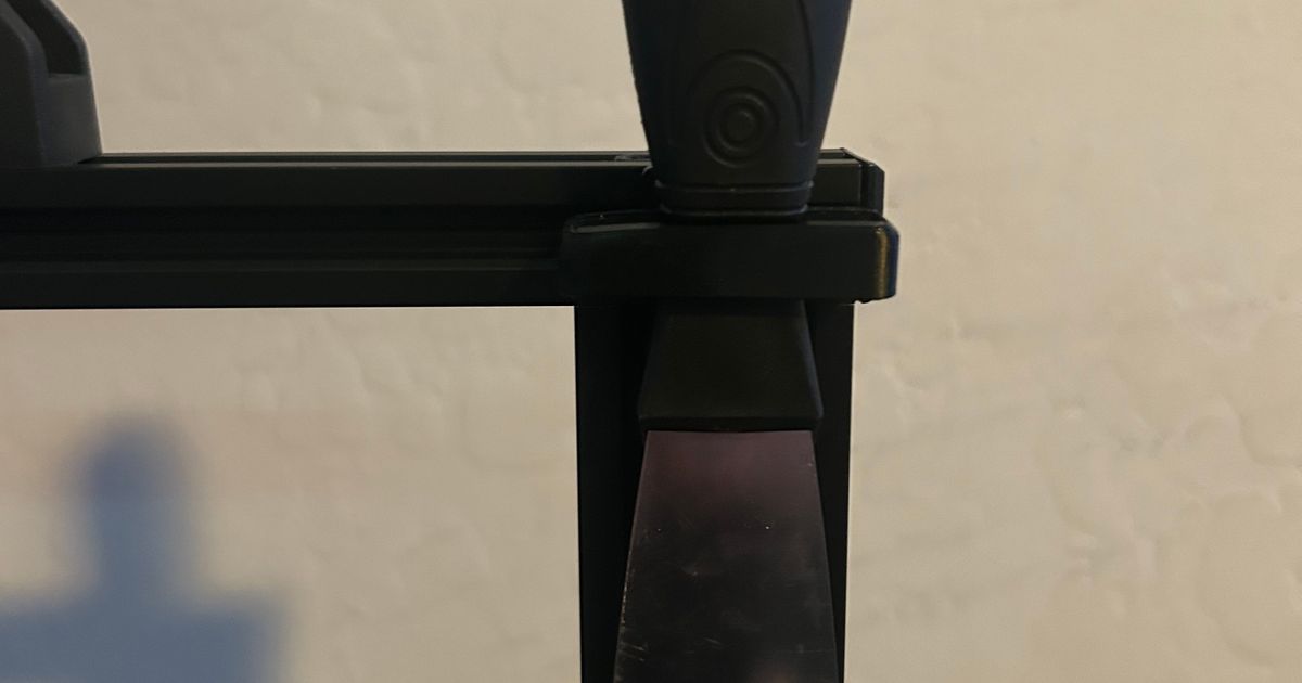 print bed scraper holder for linear rail by ColeAnthony2010 | Download ...