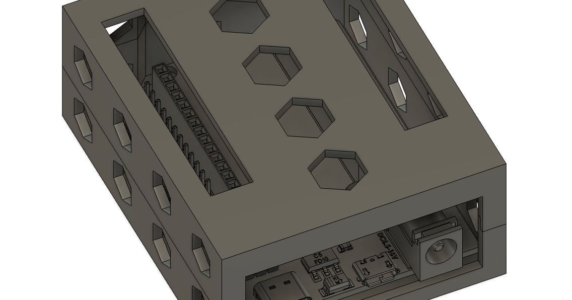 ESP32 Dev Board GPIO Breakout / Expansion Board Case by Dieskim | Download free STL model ...