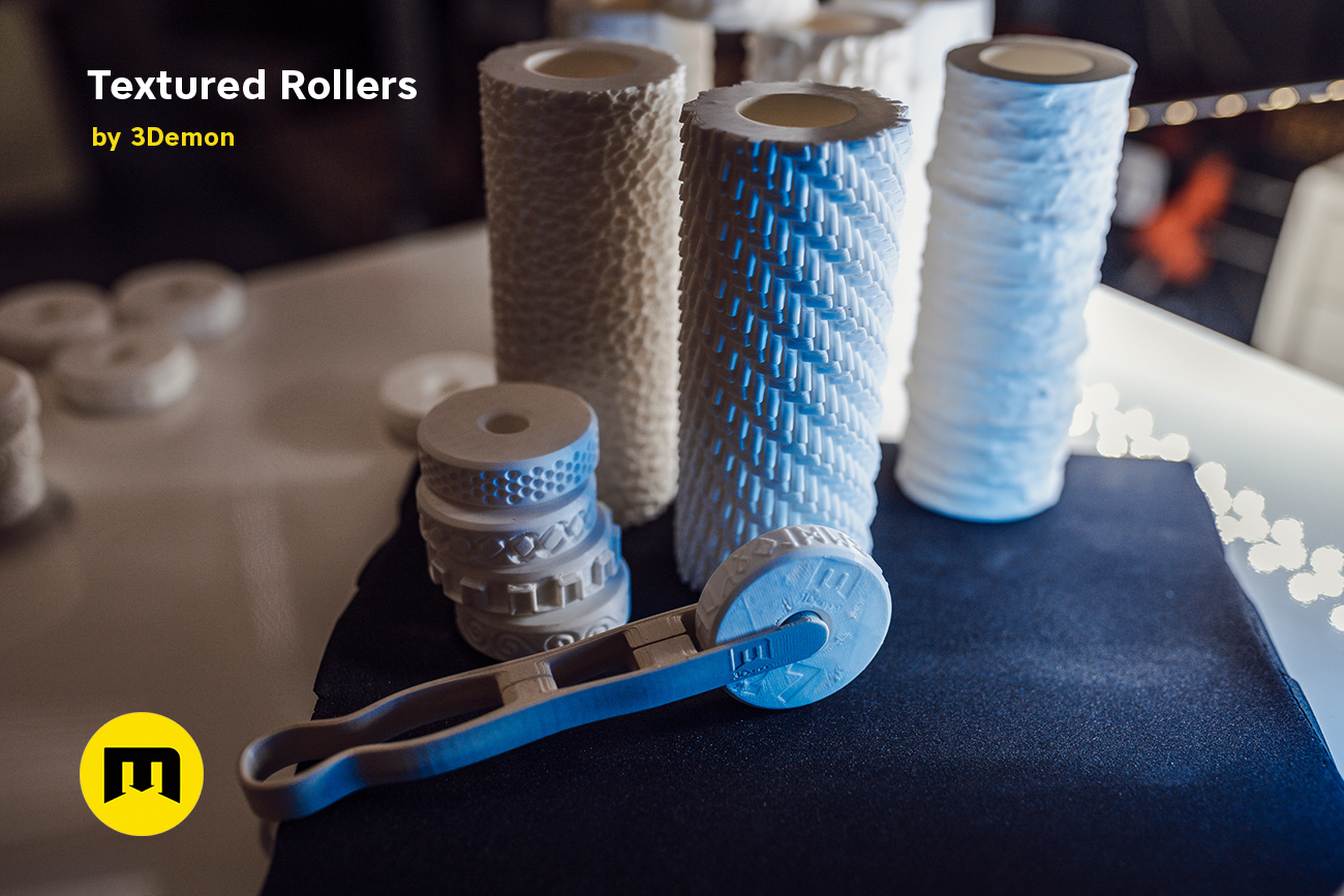 Stamp Wheels for Clay by 3Demon's Texture Rollers | Printables Store