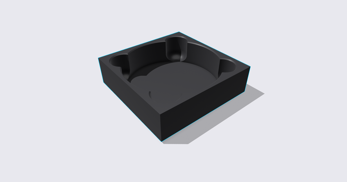Ikea 365 Circular Glass Box Holder Alch Grid By André Högberg Download Free Stl Model