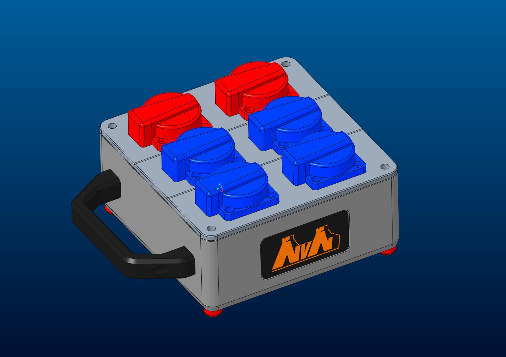Switchboard / Rozvaděč 400V/230V by Javar | Download free STL model ...