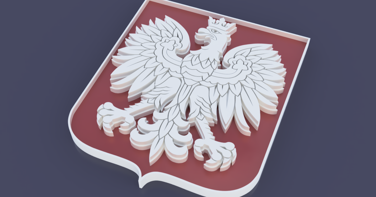 Polish National emblem - white eagle, godło, herb państwowy, orzeł ... Polish National emblem - white eagle, godło, herb państwowy, orzeł ...