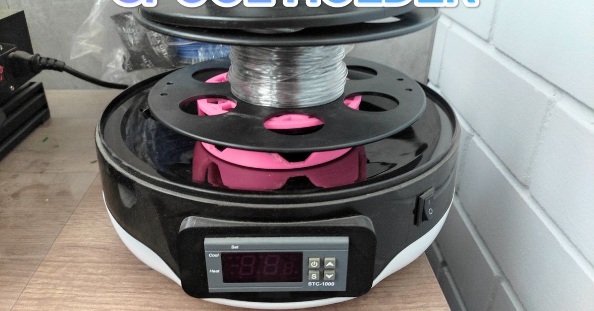 Spool holder for filament dryer. by Ivan Stepanenko | Download free STL ...