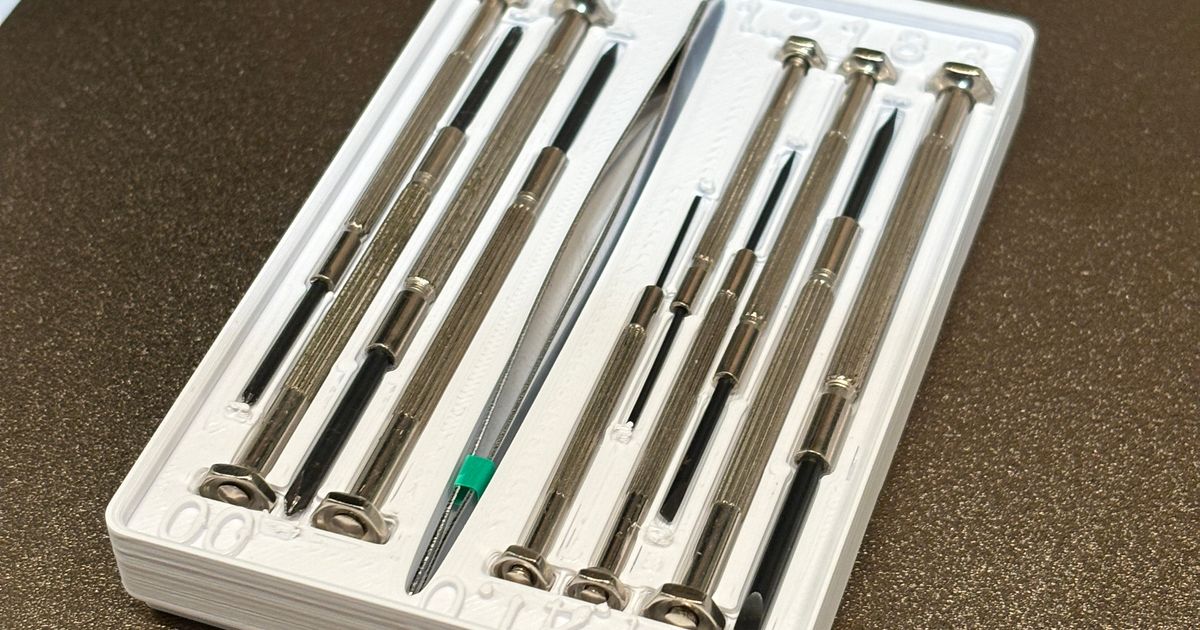 Craftright 11 Piece Precision Screwdrivers - Gridfinity 3x2 by ...