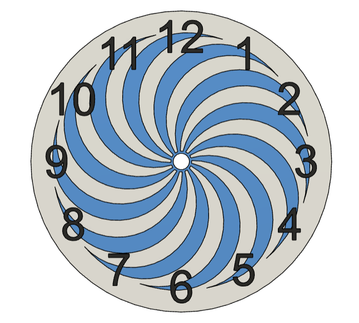 Spiral Clock (parametric) by mosselini1 | Download free STL model ...