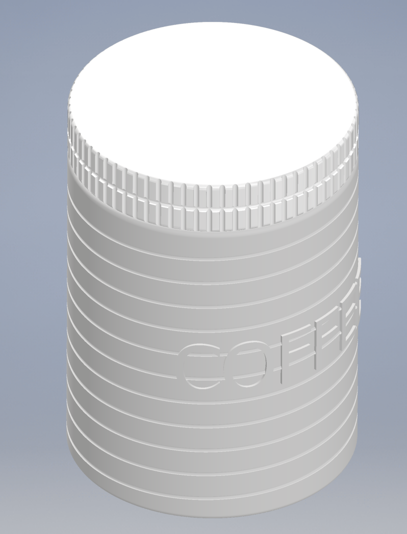 Container for Coffee Sugar or Tea. by Shaun Muir | Download free STL ...