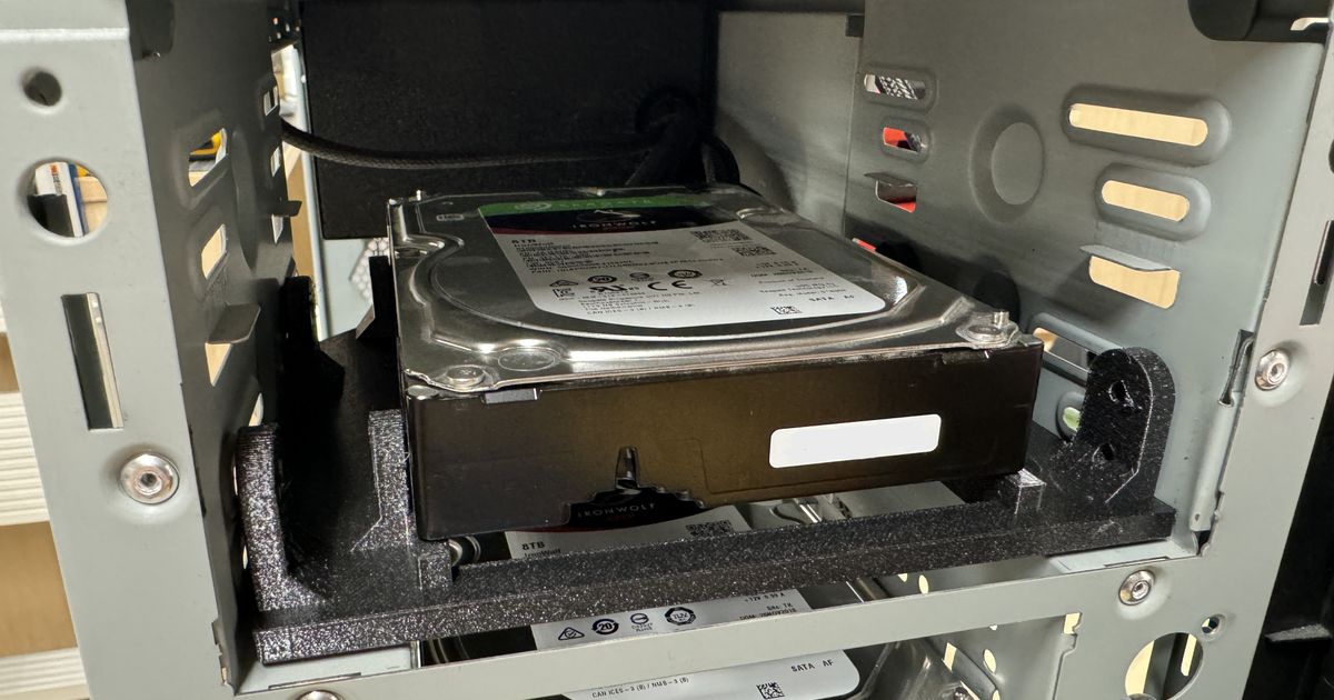 3.5" to 5.25" Hard Drive Adapter Remix w/Fan Mounts by Vincent ...