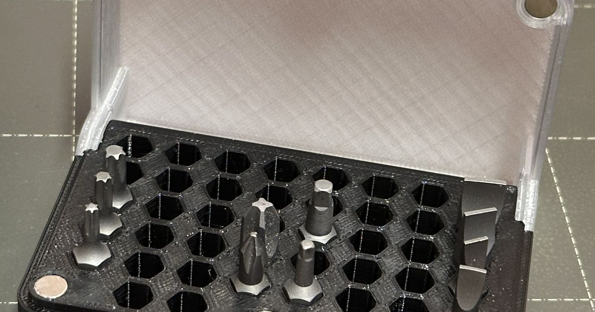 Hex Bits Box by Siff3D | Download free STL model | Printables.com