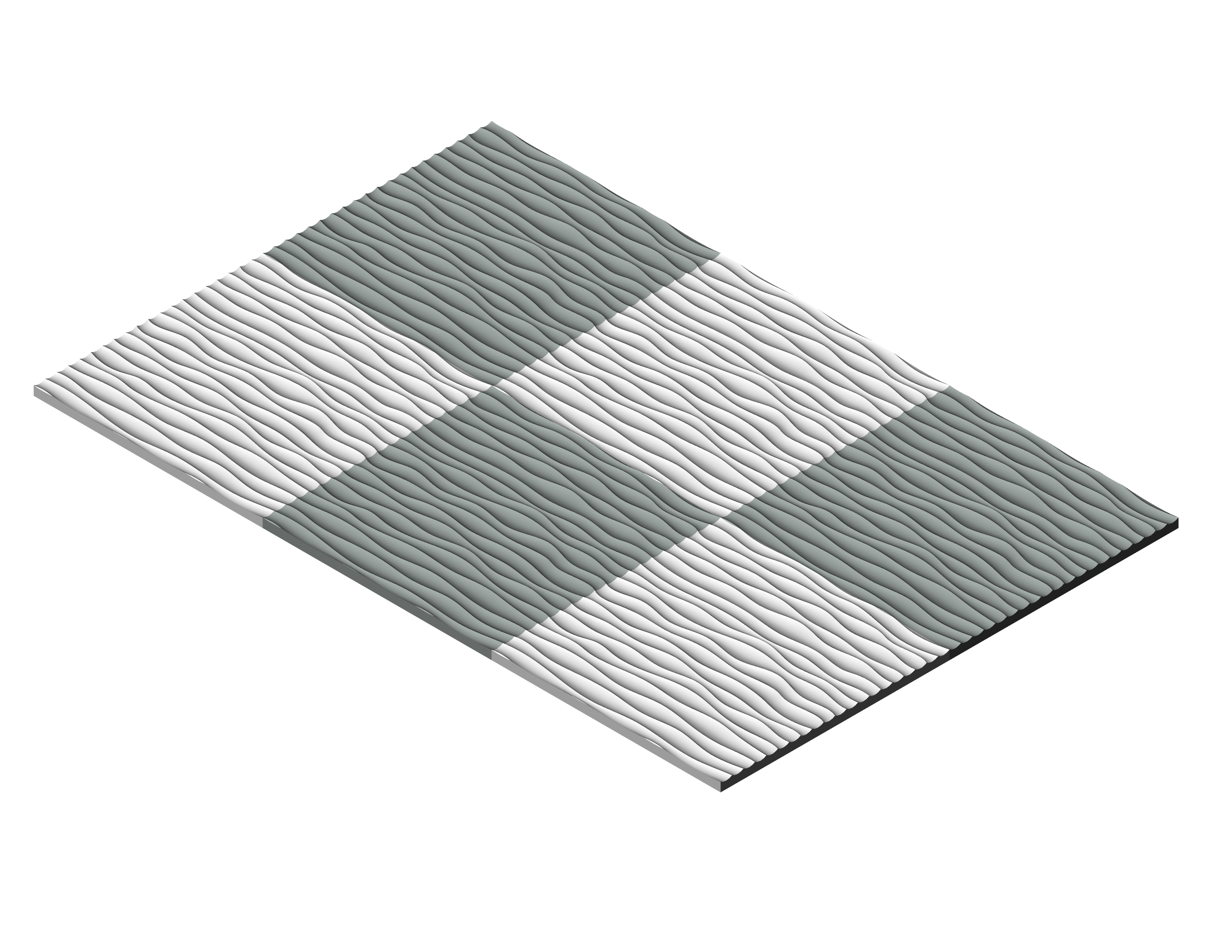 Wavy wall tile by William | Download free STL model | Printables.com