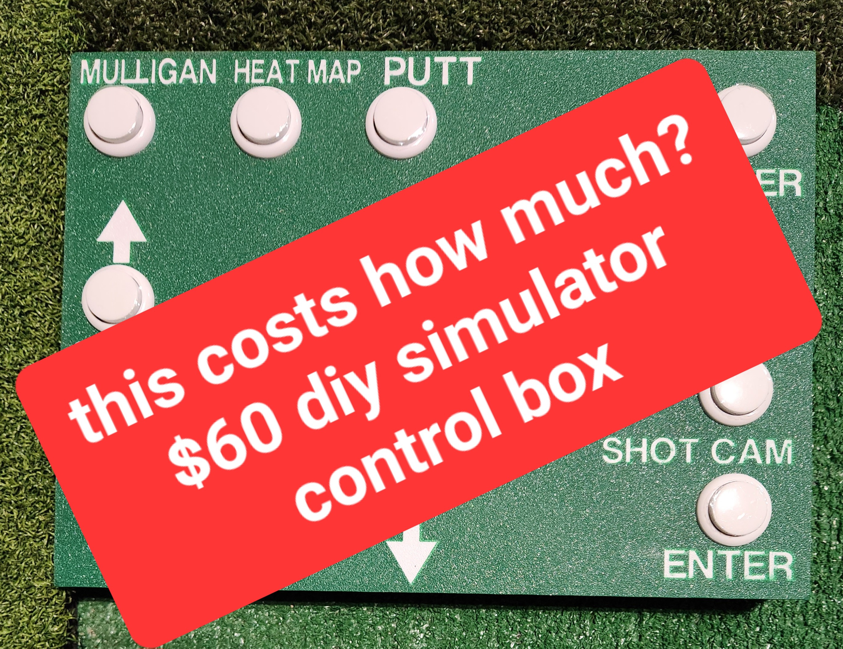 Golf Simulator Control BOX Heat map mulligan version by DiyGolfGuy ...