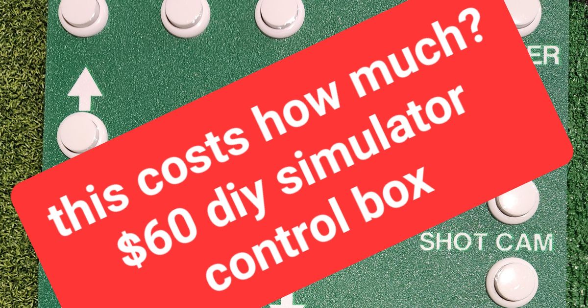 Golf Simulator Control BOX Heat map mulligan version by DiyGolfGuy ...