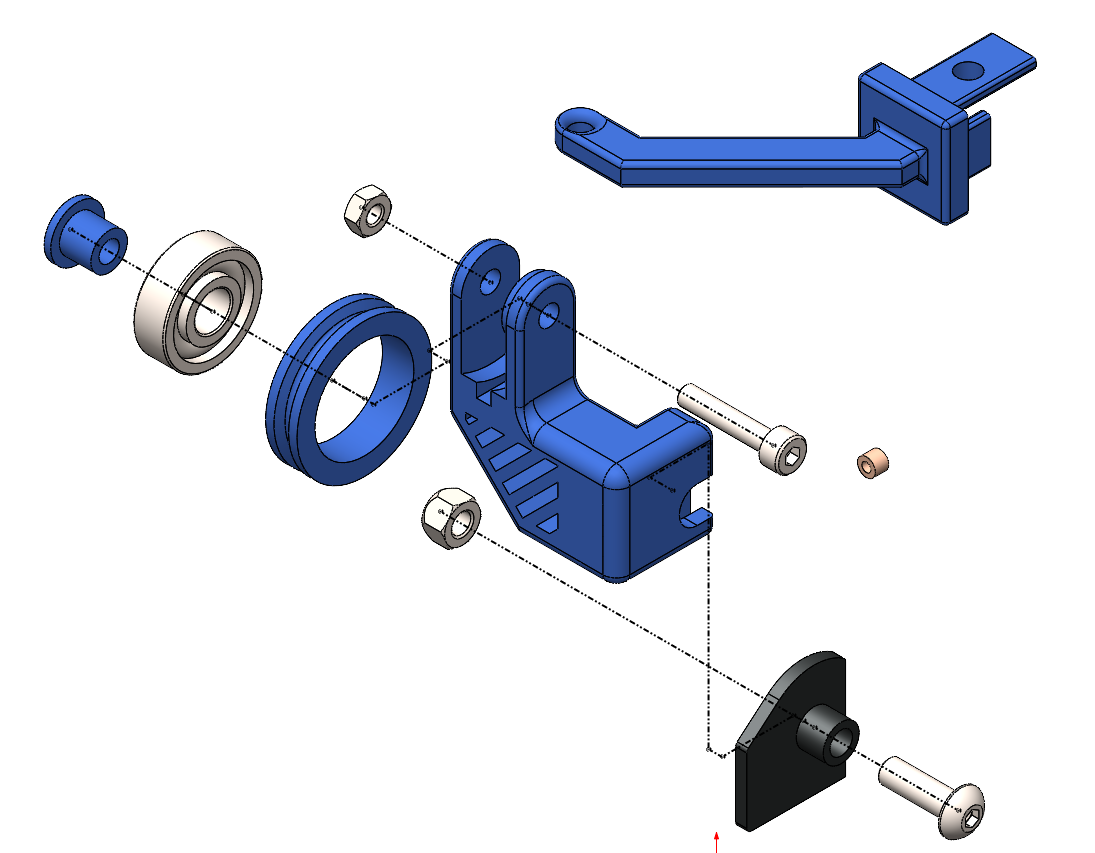 Ender 3/ V2/ V2 Neo filament guide system da Kasper Walczuk | Scarica ...