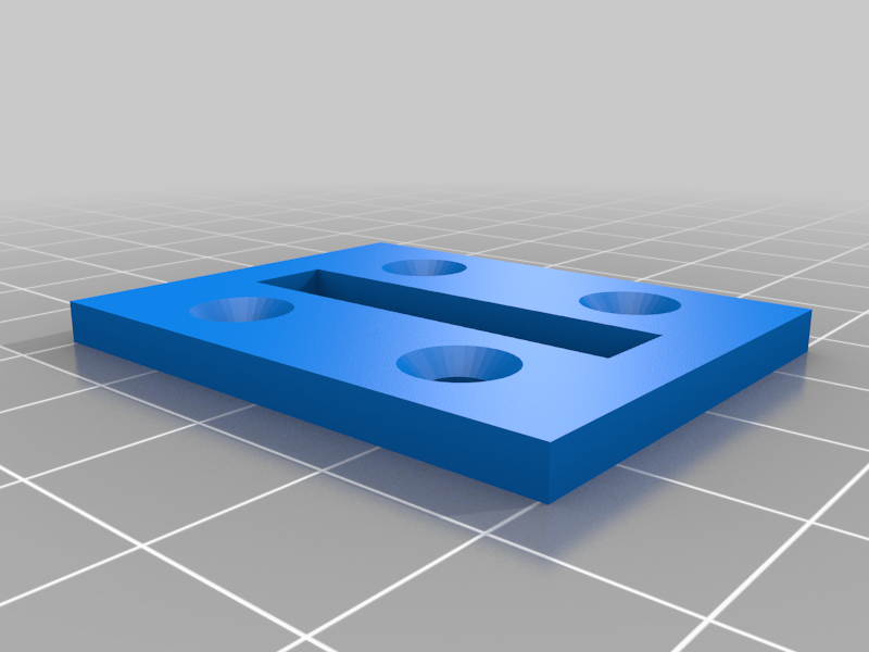 padlock hinged hasp - two sizes by Two Views Studio | Download free STL ...