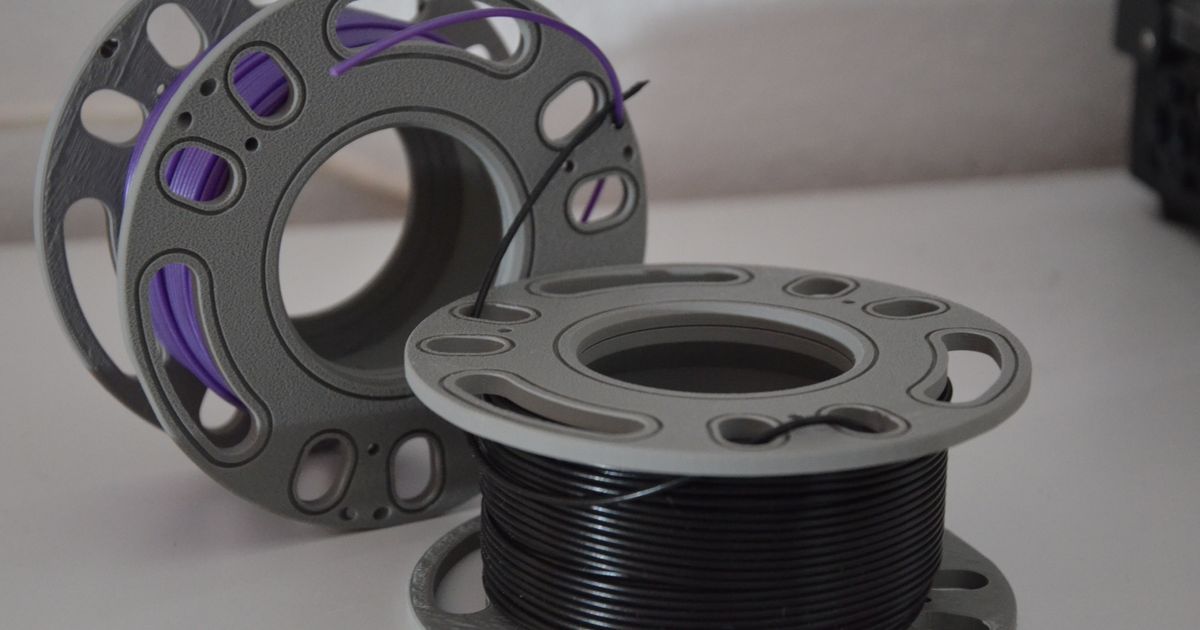 Filament sample spool by firstgizmo | Download free STL model ...