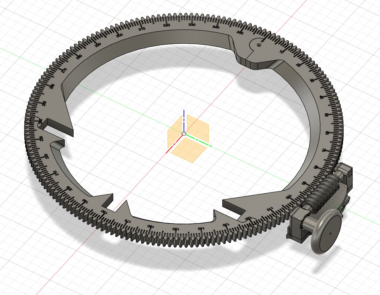Azimuth Adjuster for OneSky telescope by Brumbrew | Download free STL ...
