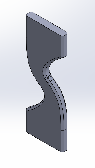 S shaped piece for material testing by HLW | Download free STL model ...