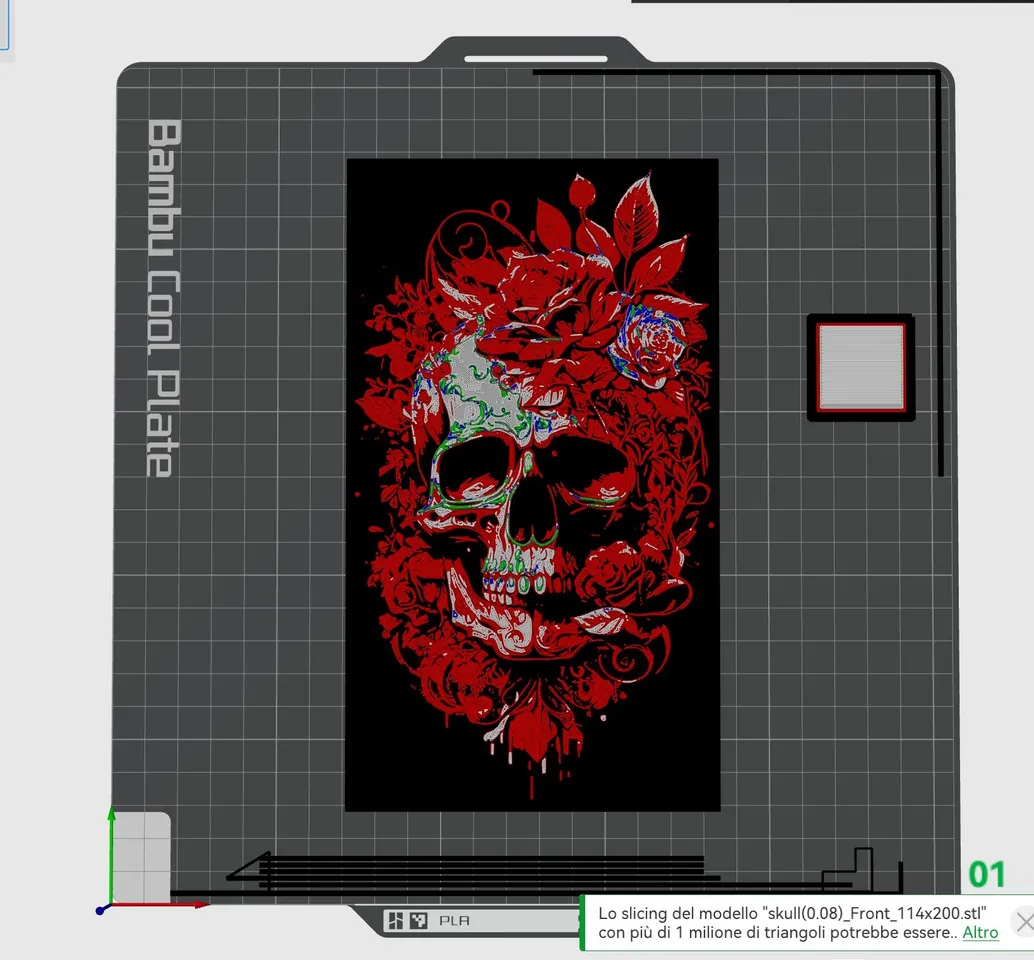 Skull & Roses by Crazyfilament | Download free STL model | Printables.com