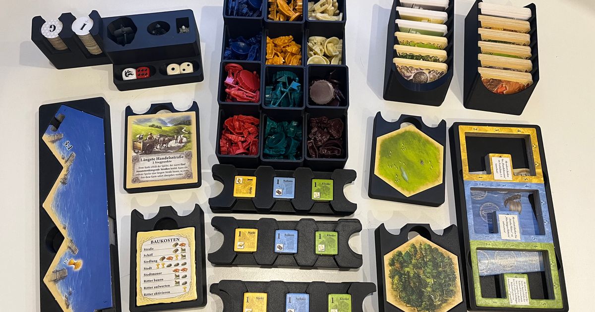 Catan + Cities & Knights Box insert including 6 player expansions by ...