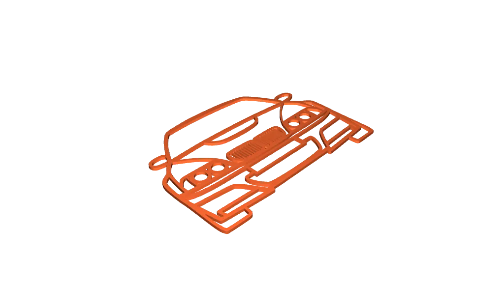 CarSilhouette - BMW E46 M3 (2000) by CarDesignLab | Download free STL ...