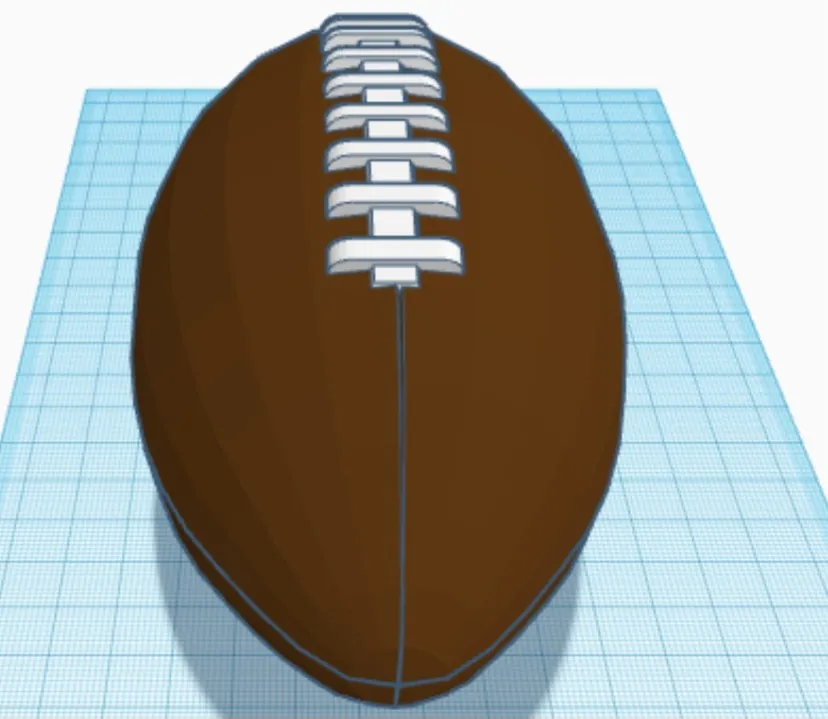 Football by Mason Webster | Download free STL model | Printables.com