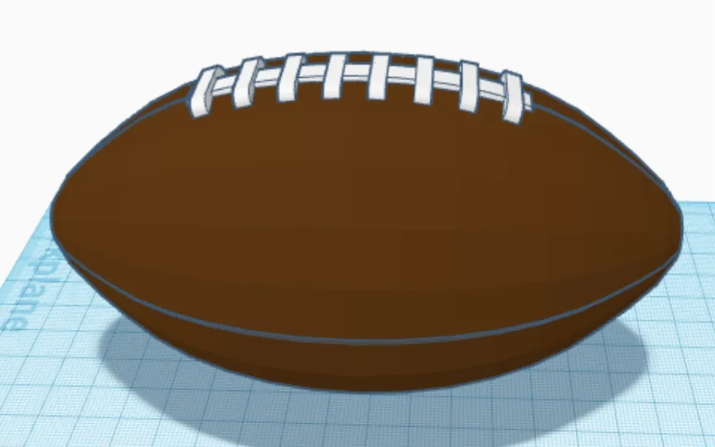 Football by Mason Webster | Download free STL model | Printables.com