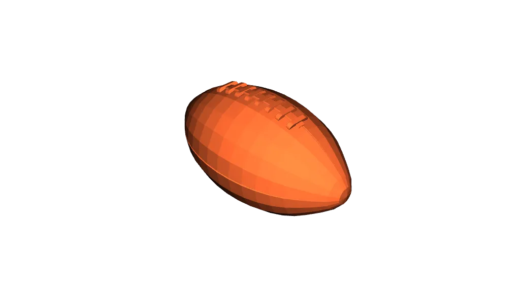 Football by Mason Webster | Download free STL model | Printables.com
