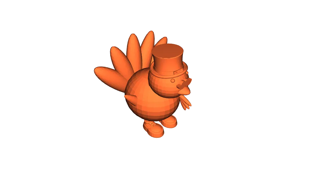 Thanksgiving turkey by Mason Webster | Download free STL model ...