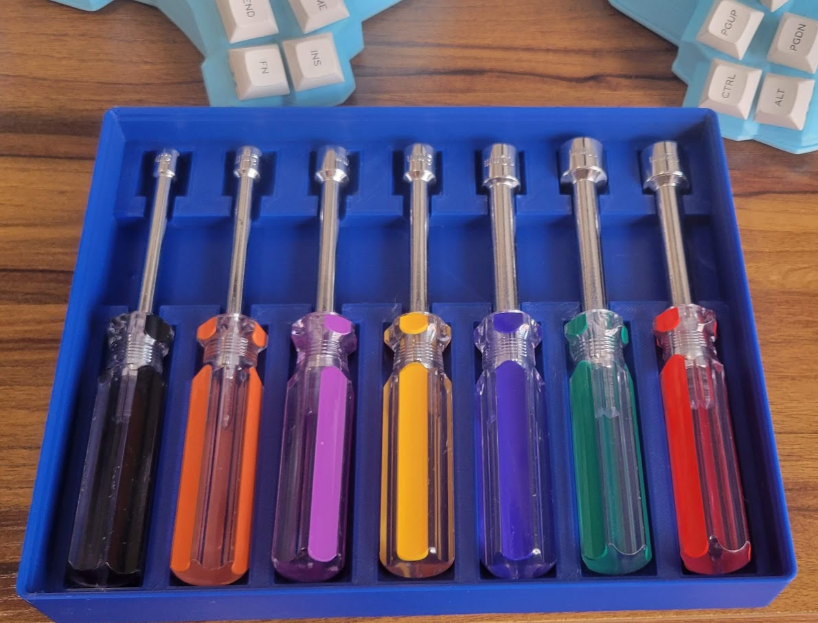 Gridfinity Harbor Freight Pittsburg 7pc Nut Driver Set Holder by ...